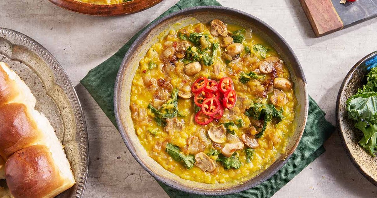 Dal van rode linzen met ui en mirin | Kikkoman